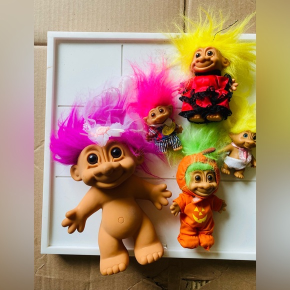 Ace Novelty | Toys | Vintage Troll Dolls Lot Of 5 99s Novelty | Poshmark